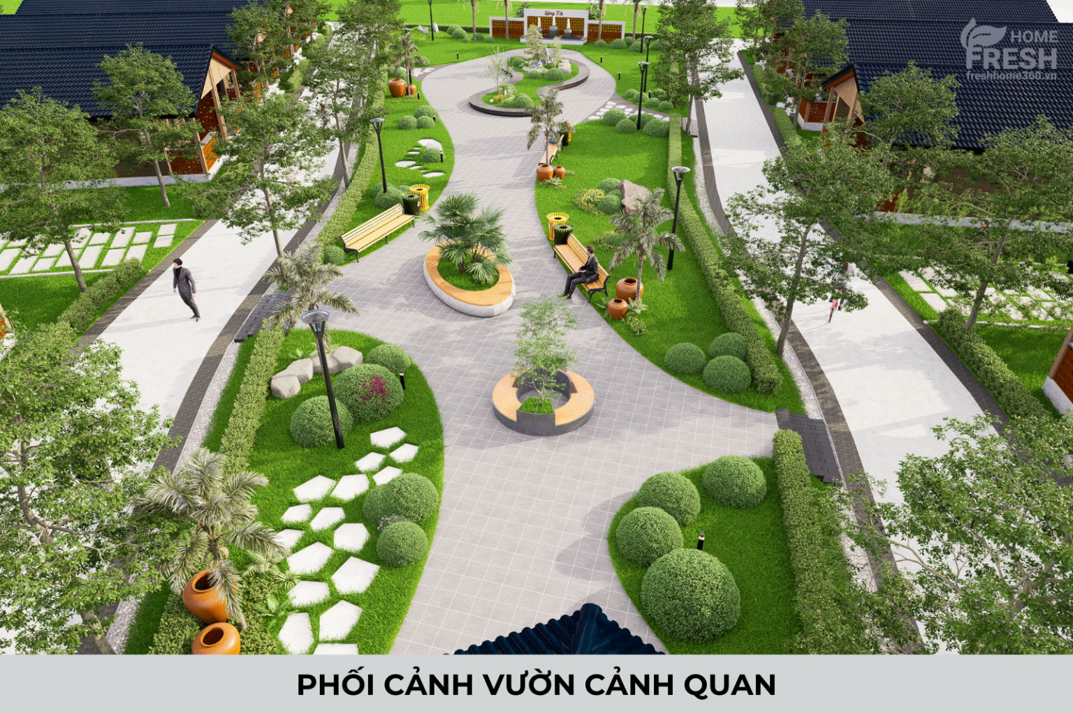 Thi Công Sân Vườn 2,7 Hecta – CẢNH QUAN KHU NHÀ Ở CHUYÊN GIA ĐẠI ...